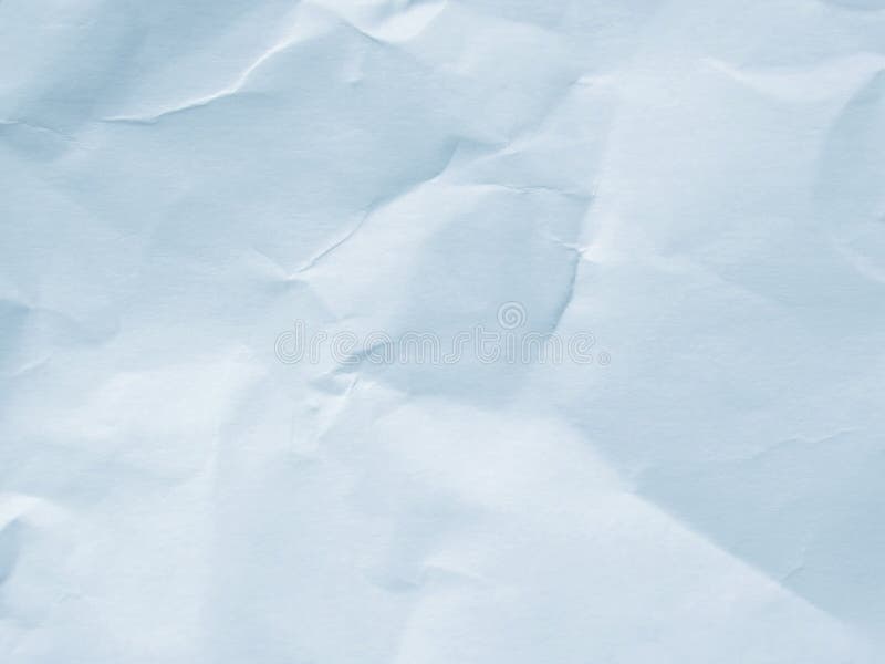 Light Blue Crumpled Paper Texture Background Stock Photo - Image of ...