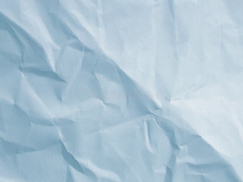 Blue Crumpled Paper Texture Background Stock Photo - Image of wallpaper ...