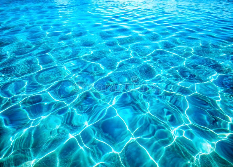 A Mesmerizing View of Light Blue Crystal Clear Water Texture Stock ...