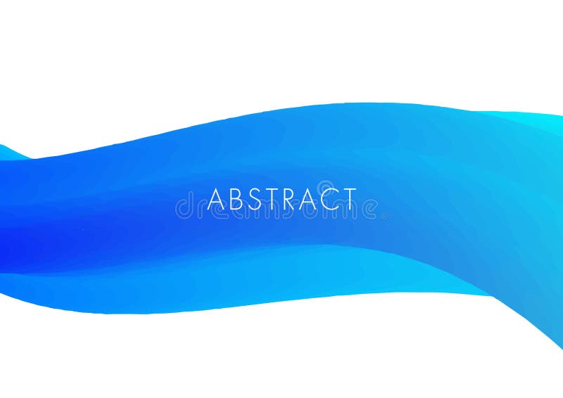 Light Blue Curve Abstract Background Vector Stock Vector - Illustration ...