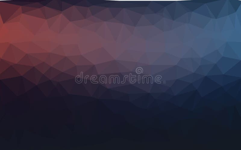 Light Blue Dark Vector Low Poly Crystal Background. Polygon Design ...