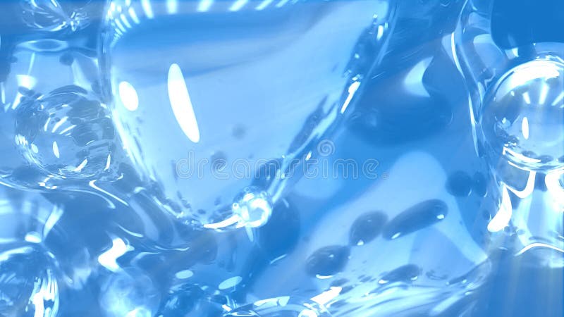 Light Blue Slight Gentle Liquid Bg - Abstract 3D Rendering Stock ...