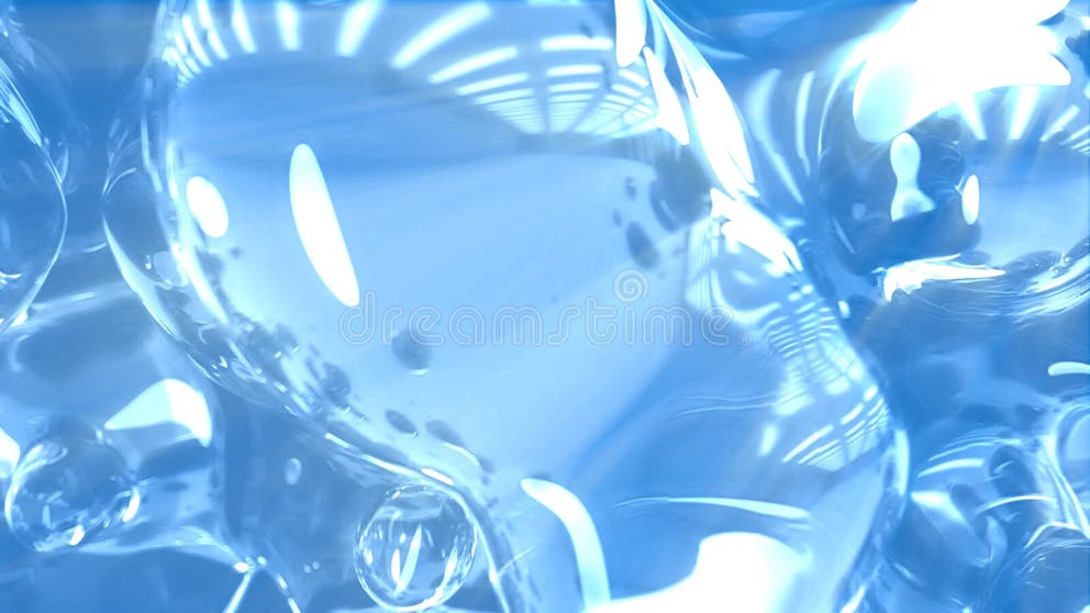 Light Blue Slime Soft Liquid Background - Abstract 3D Rendering Stock ...