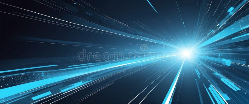 Light Blue Digital Speed Future Technology Abstract Concept Background ...