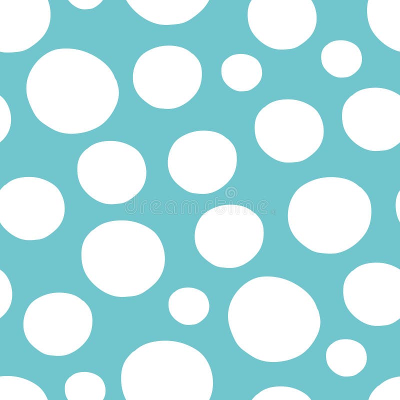 Light Blue Dots Seamless Pattern Print Background Stock Vector ...