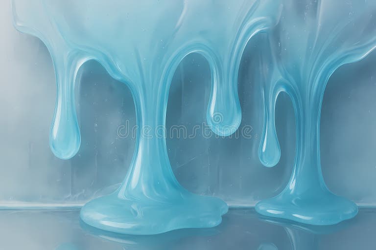 Light Blue Fluid Drip Art Pattern, Creating a Soft, Artistic Visual ...