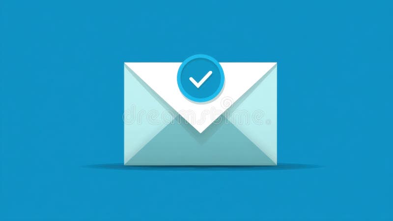 Confirmed Email Delivery stock illustration. Illustration of ...