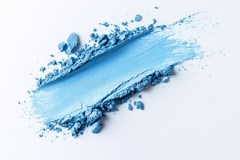 Light Blue Eyeshadow Makeup Sample Swatch Stock Illustration ...