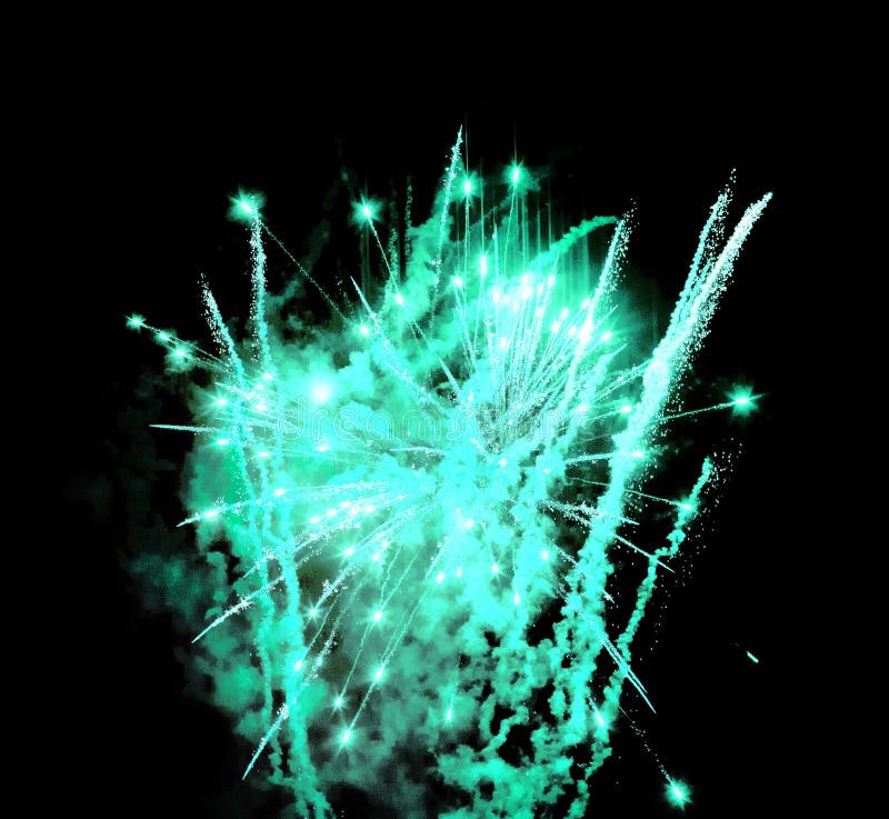 Firework or Firecracker and Sparks and Smoke in Driveway Stock Image ...