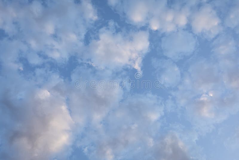 Light Blue Fluffy Clouds Sky Background Stock Photo - Image of light ...
