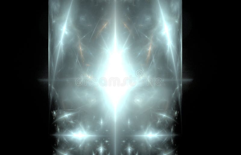 Light Blue Fractal Glow. Fantasy Fractal Texture. Digital Art. 3D ...