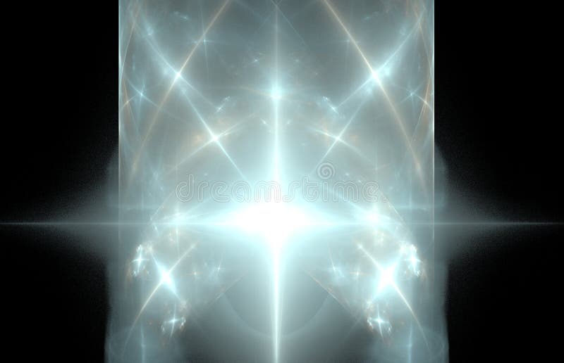 Light Blue Fractal Glow. Fantasy Fractal Texture. Digital Art. 3D ...