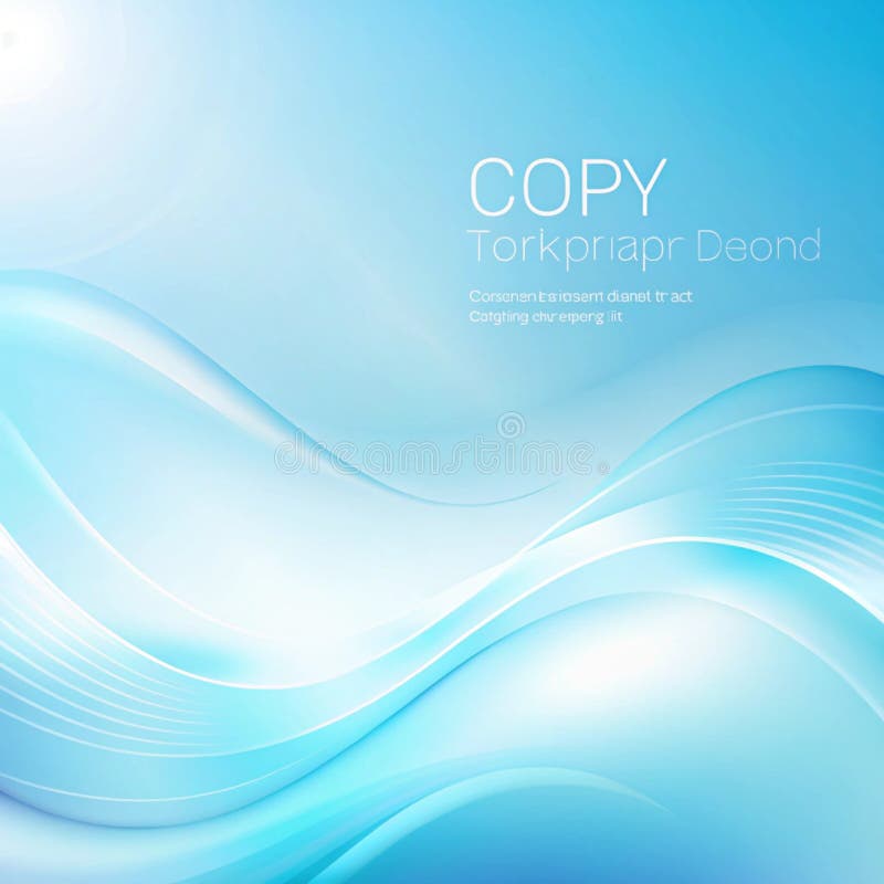 Light Blue Freeform Curved Background Stock Illustration - Illustration ...