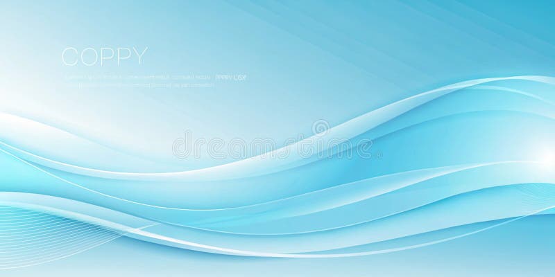 Light Blue Freeform Curved Background Stock Illustration - Illustration ...