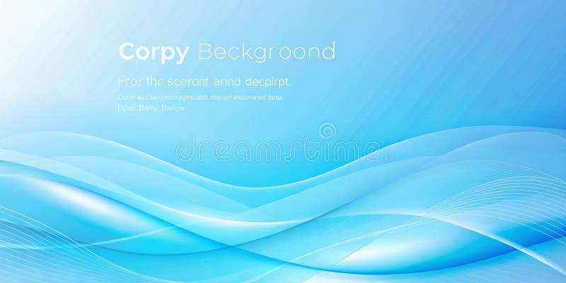 Light Blue Freeform Curved Background Stock Illustration - Illustration ...