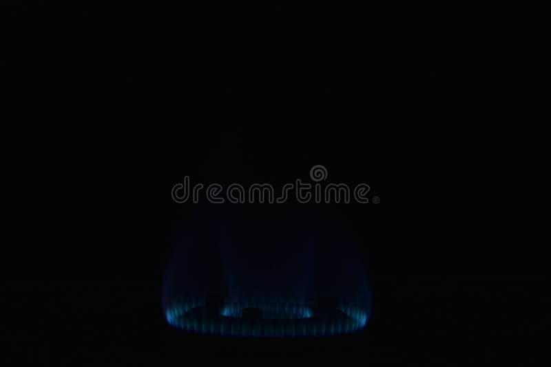 Light Blue Gas Burner Flame Stock Image - Image of text, organ: 196080541