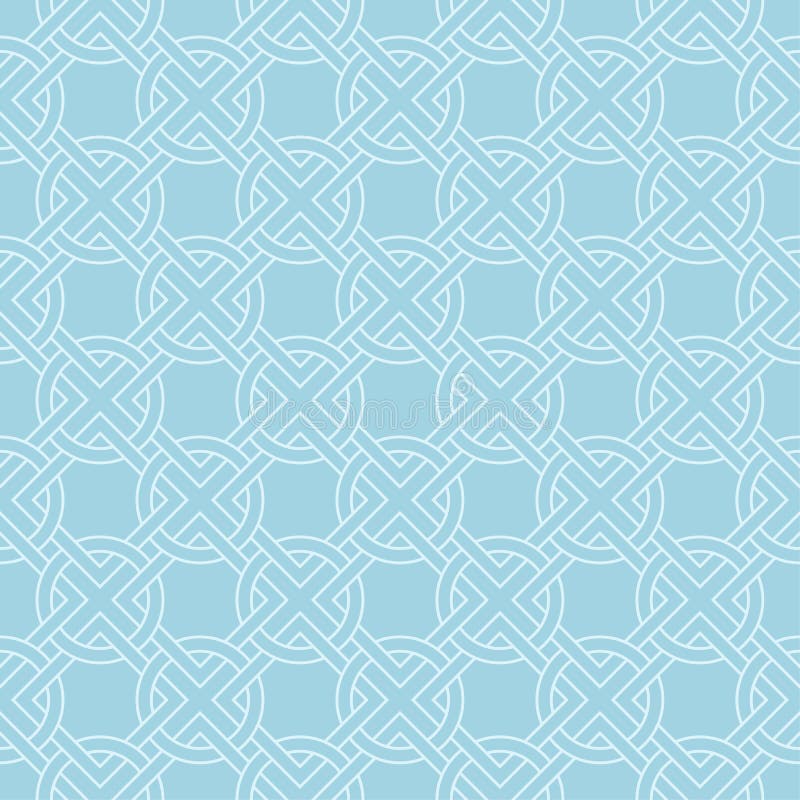 Light Blue Geometric Print. Seamless Pattern Stock Vector ...