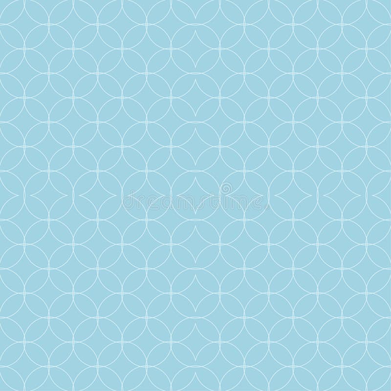 Light Blue Geometric Print. Seamless Pattern Stock Vector ...