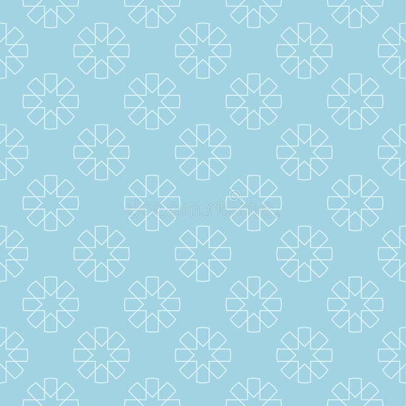 Light Blue Geometric Print. Seamless Pattern Stock Vector ...