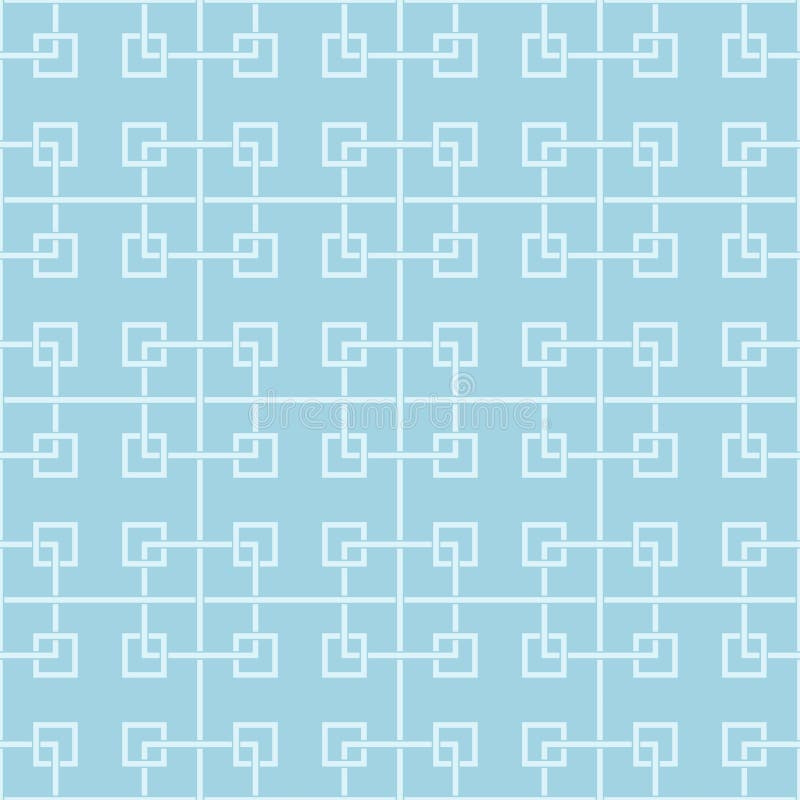 Light Blue Geometric Seamless Pattern Stock Vector - Illustration of ...