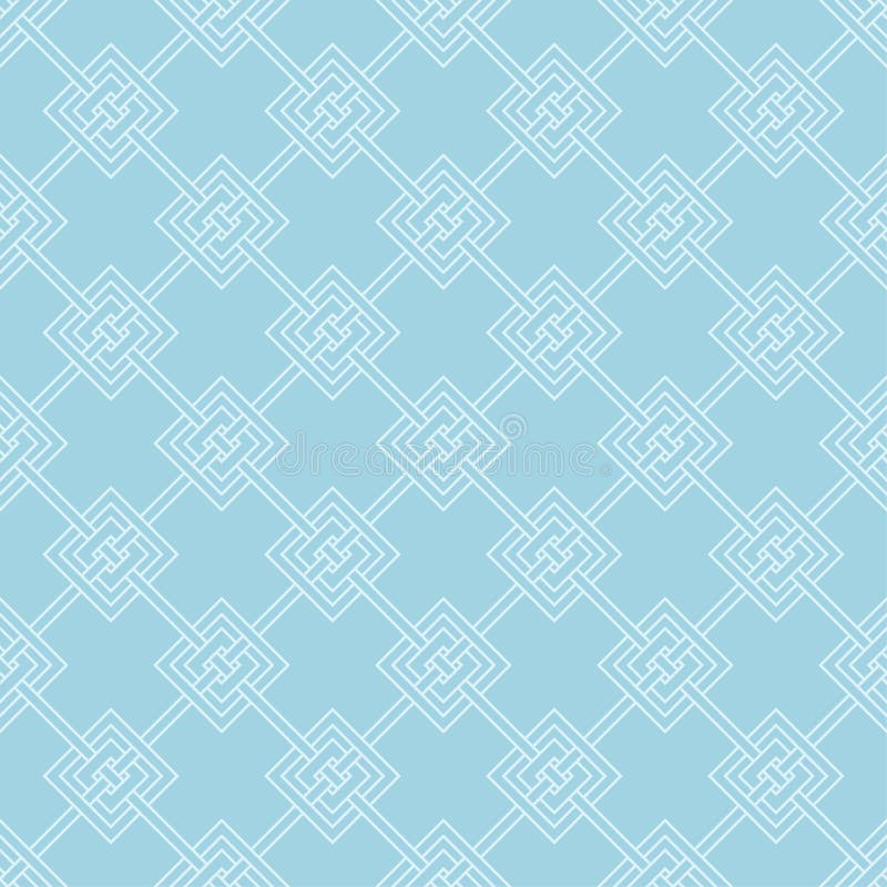 Light Blue Geometric Seamless Pattern Stock Vector - Illustration of ...