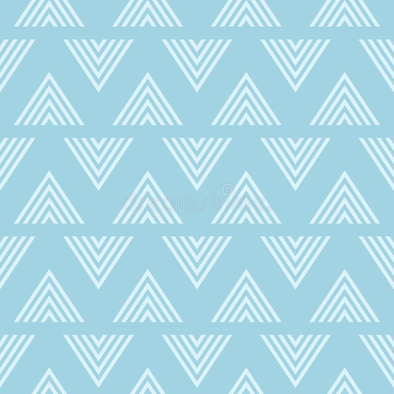 Light Blue Geometric Seamless Pattern Stock Vector - Illustration of ...