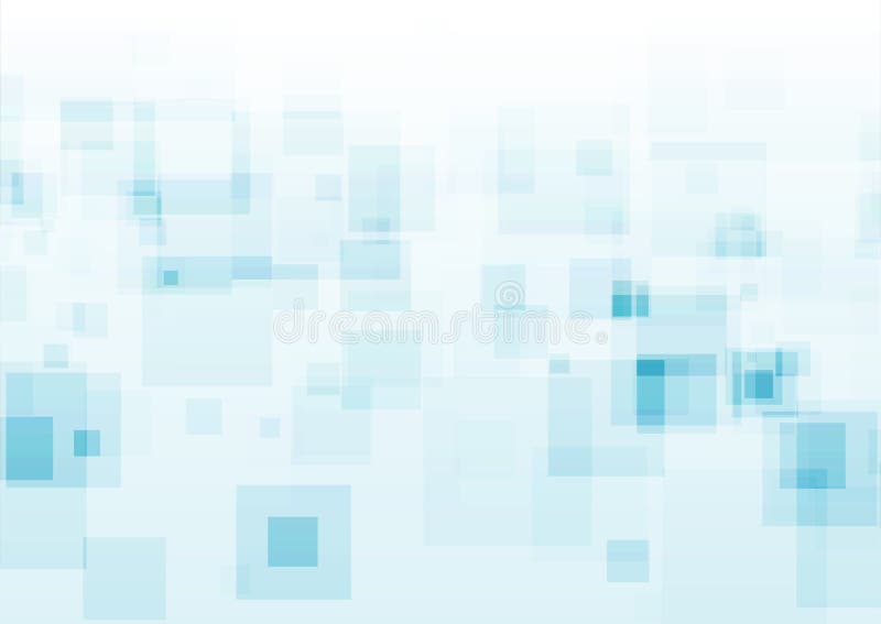 Light Blue Geometric Tech Background with Glossy Squares Stock Vector ...