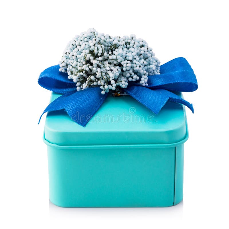 Open light blue gift box stock image. Image of mall, lady - 85259407