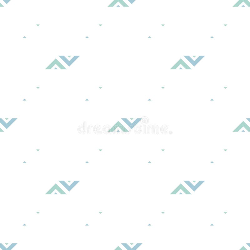 Light Blue and Green Triangles Creating Seamless Geometric Pattern on ...