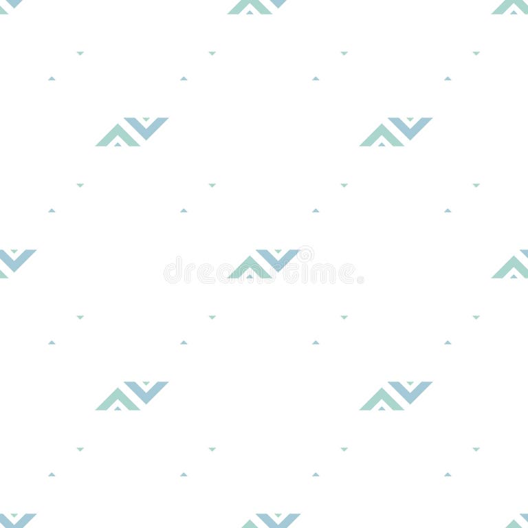 Light Blue and Green Triangles Creating Seamless Geometric Pattern on ...