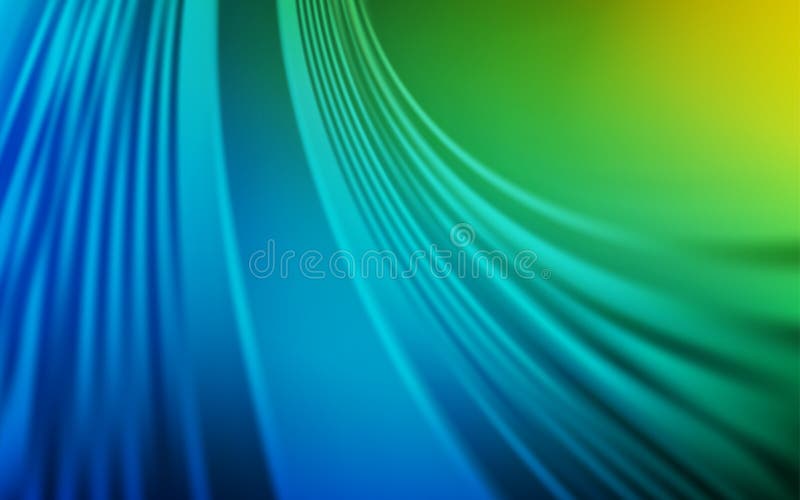 Light Blue Green Vector Background With Wry Lines Stock Vector