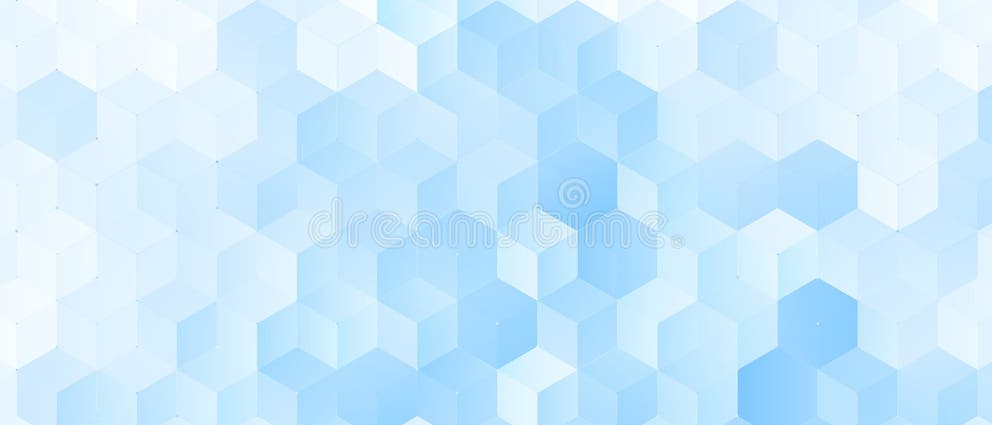 Light Blue Hexagonal Geometric Background Stock Vector - Illustration ...