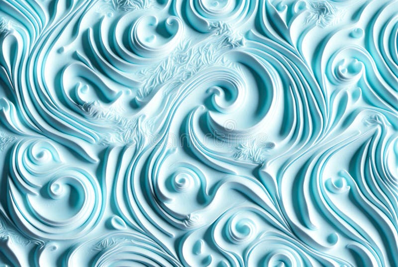 Light Blue Icing Textured Background. Created with Generative AI Stock ...