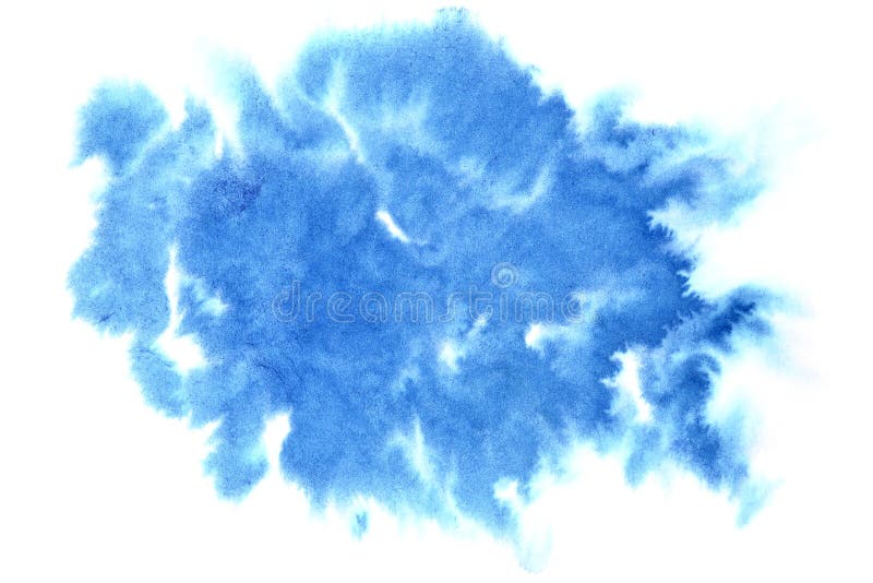 Light blue ink stain stock illustration. Illustration of color - 99965240