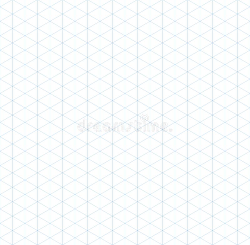 Light Blue Isometric Grid Seamless Pattern Stock Vector - Illustration ...