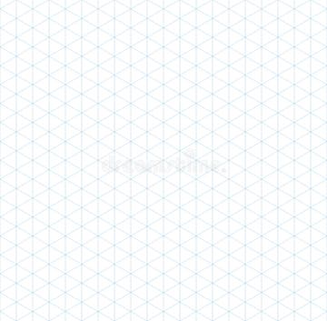 Light Blue Isometric Grid Seamless Pattern Stock Vector - Illustration ...