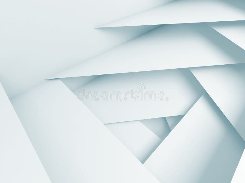 Light Blue Layers Pattern, 3 D Illustration Stock Illustration ...