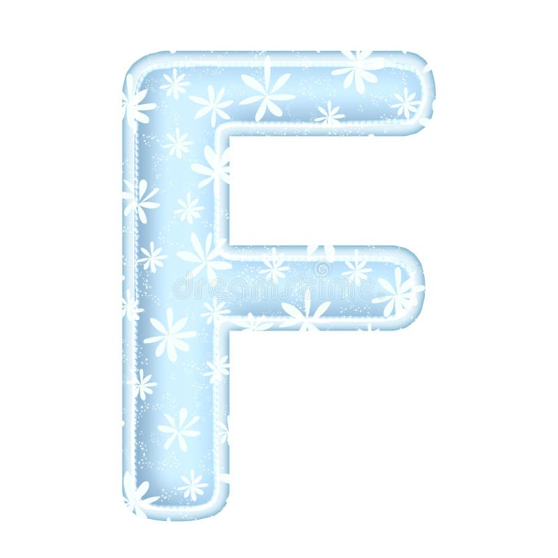 Pastel Alphabet letter F stock illustration. Illustration of undefined ...