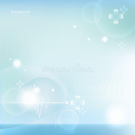 Light Blue Medical Abstract Background Stock Vector - Illustration of ...