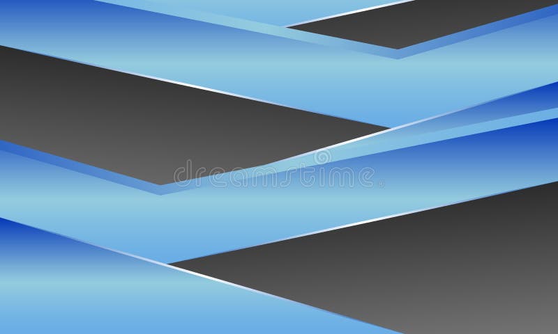 Light Blue Triangle Overlap White Background Stock Vector ...