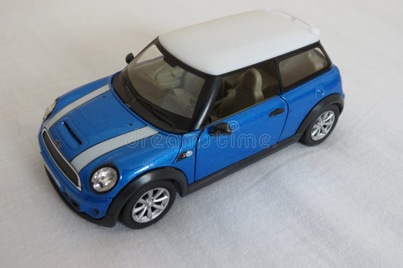 Light Blue Mini Cooper Car 2013 Version Editorial Photo - Image of ...