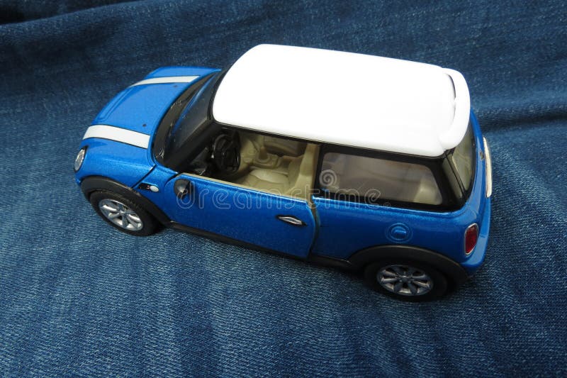 Light Blue Mini Cooper Car 2013 Version Editorial Photography - Image ...