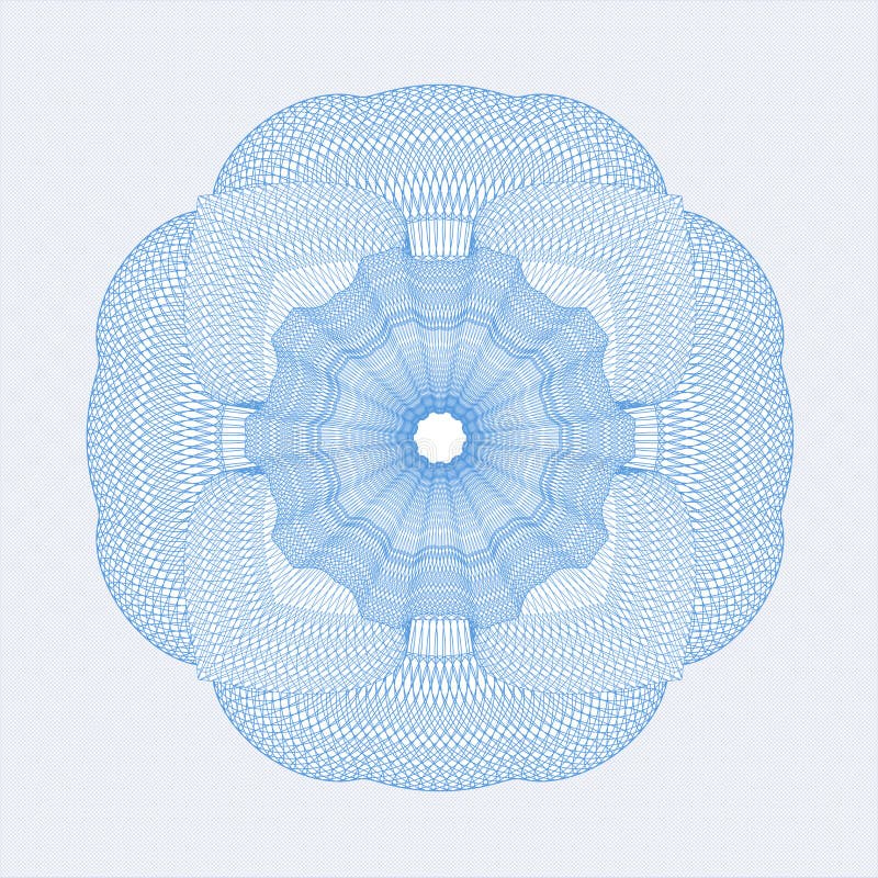 Light Blue Money Style Emblem or Rosette. Vector Illustration Stock ...