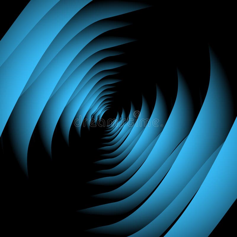 Light Blue Optical Illusion Stock Vector - Illustration of cone ...