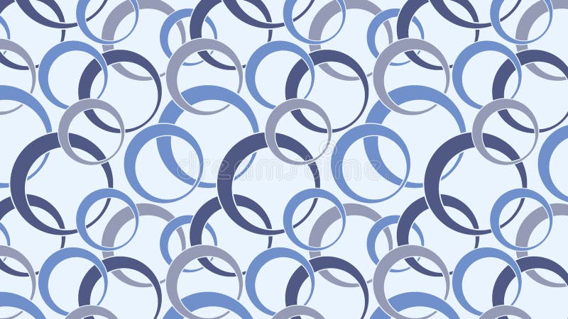 Blue Overlapping Circles Pattern Background Vector Image Stock Image ...