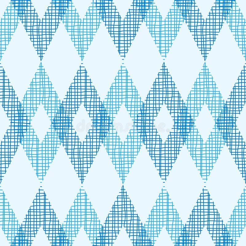 Light Blue Pastel Ethnic Diamond Square Geometry Seamless Pattern Stock ...