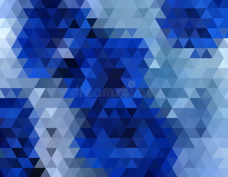 Light BLUE Pattern. Seamless Triangular Template. Geometric Sample ...