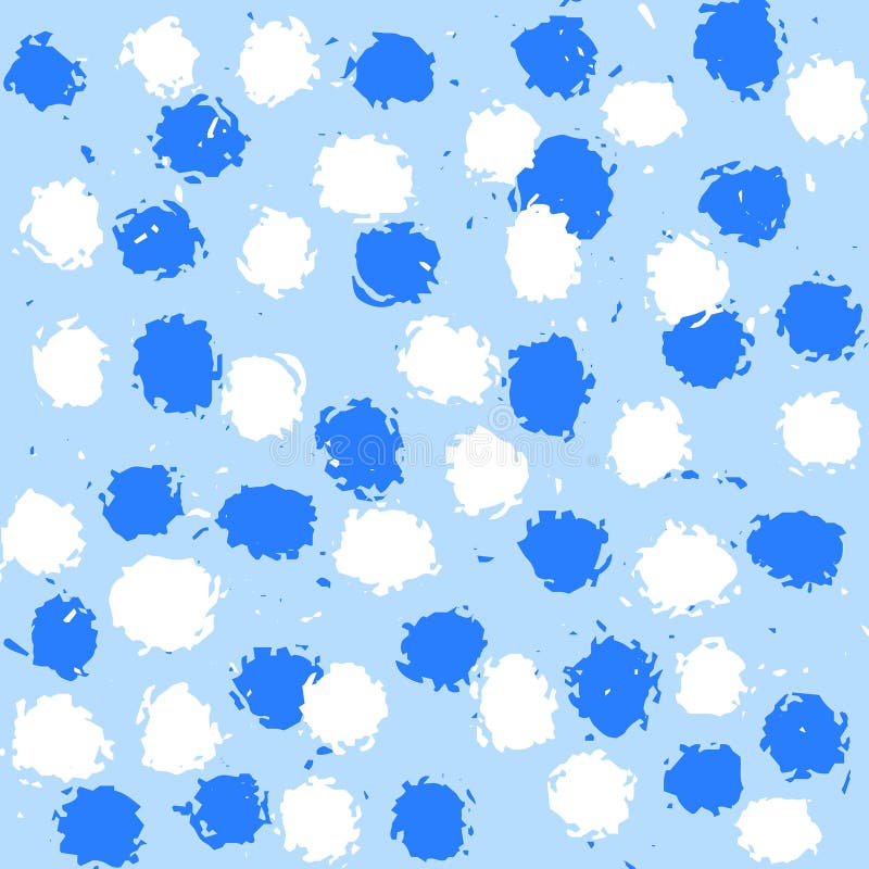 Light Blue Pattern with White and Blue Spots Stock Vector ...