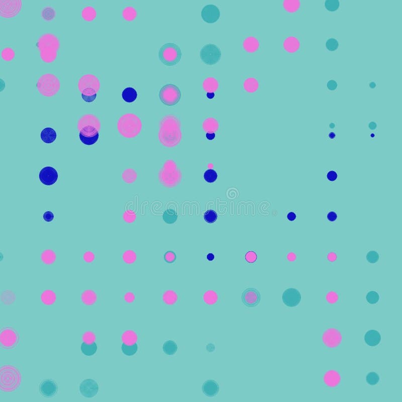 Light Blue and Pink Dotted Design Stock Illustration - Illustration of ...