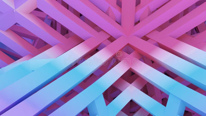 Light Blue and Purple Gradient Structure Abstract Background, Geometric ...